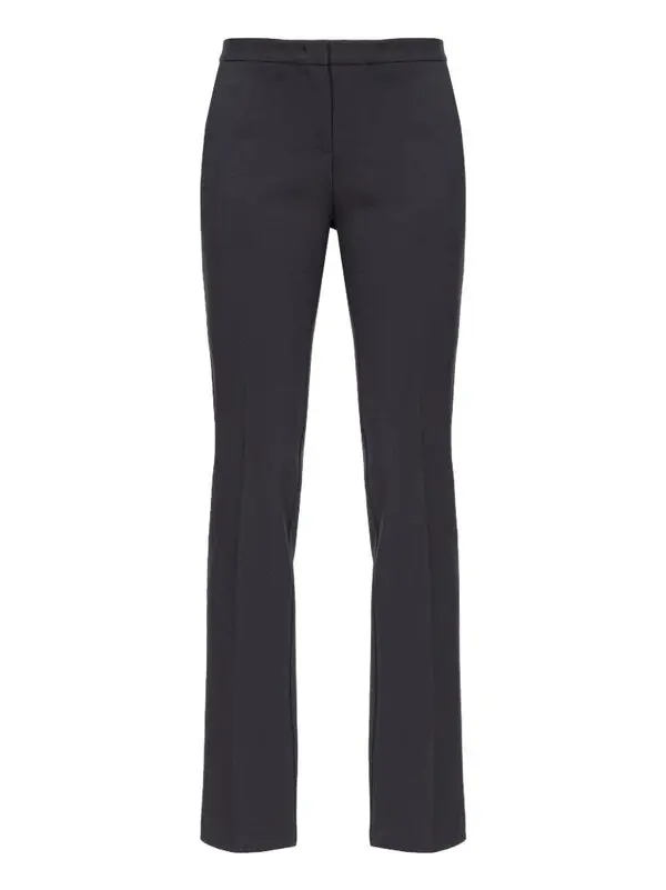 Pinko Technical Crepe Trousers - Black