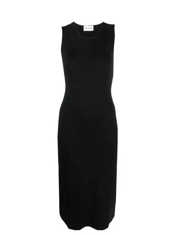 P.a.r.o.s.h Knitted Midi Dress - Black