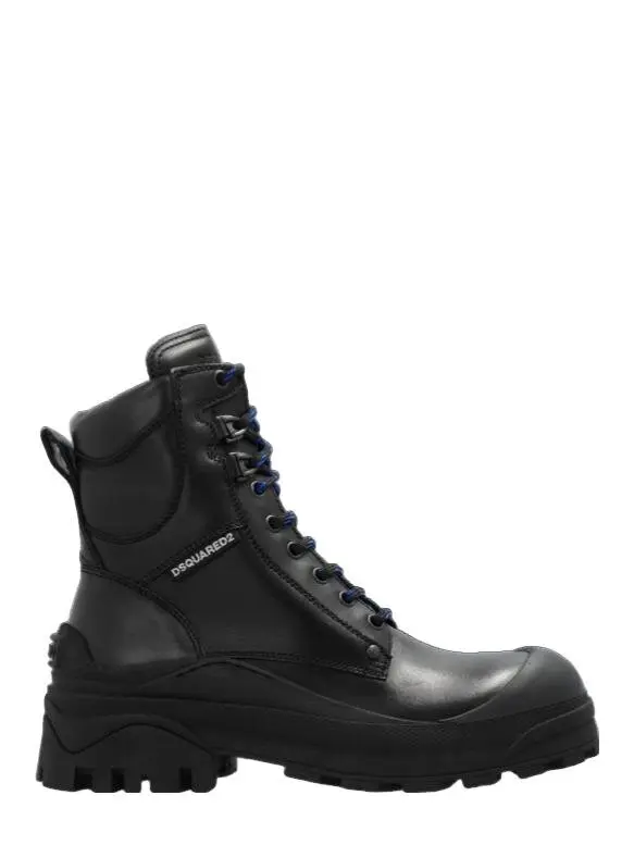 Dsquared2 Combat Boots - Black