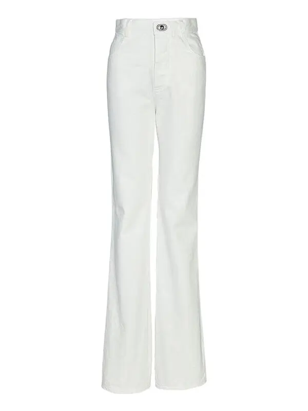 Bottega Veneta Straight Leg Jeans - White
