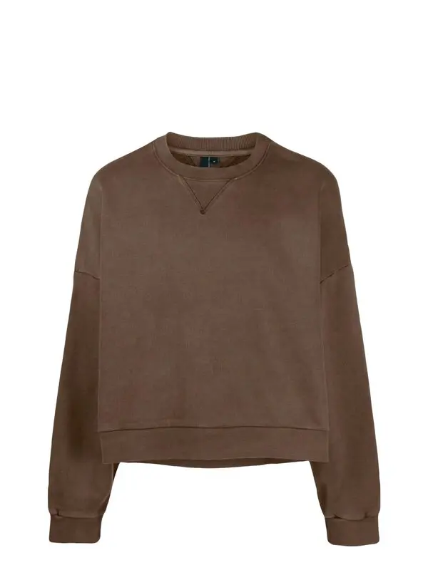 ENTIRE STUDIOS Box Crew Sweatshirt - Brown