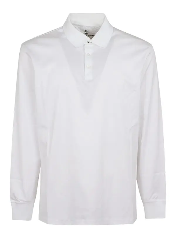 Brunello Cucinelli Long-sleeved Polo Shirt - No