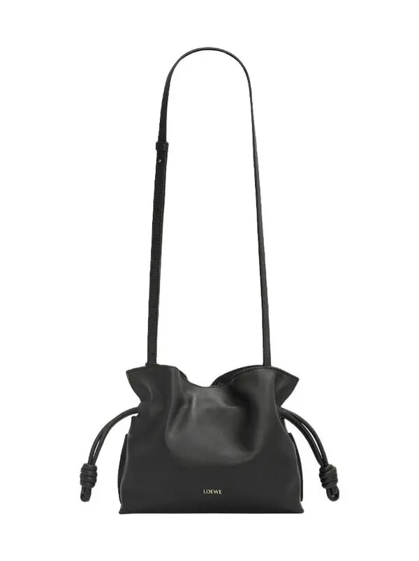 Loewe Mini Flamenco Clutch Bag - Black