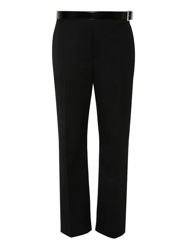 Prada Logo Detailed Casual Pants - Black