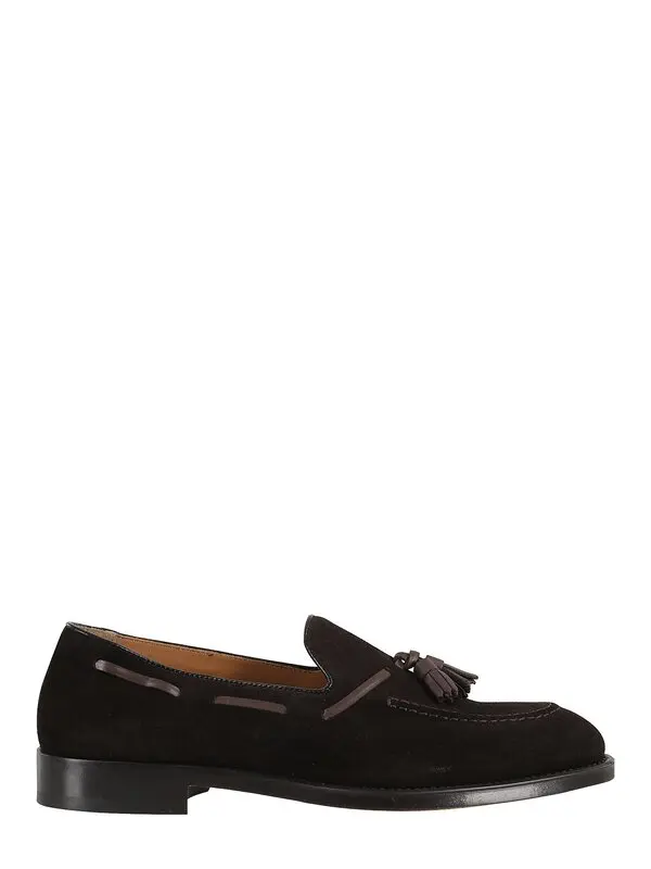 DOUCAL'S Tassel Detail Slip-on Loafers - Moro
