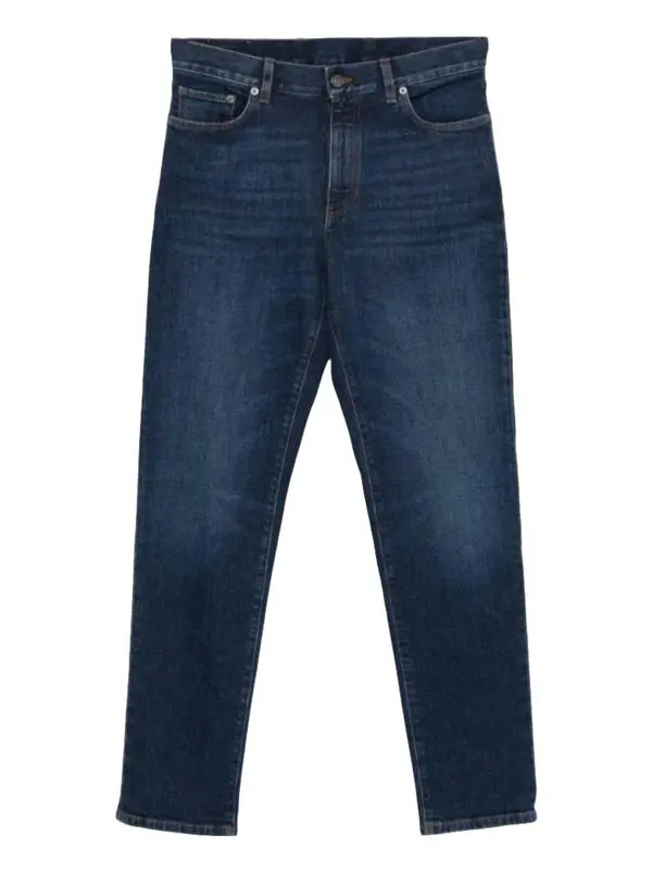 Zegna Belt Loop Jeans - Blue