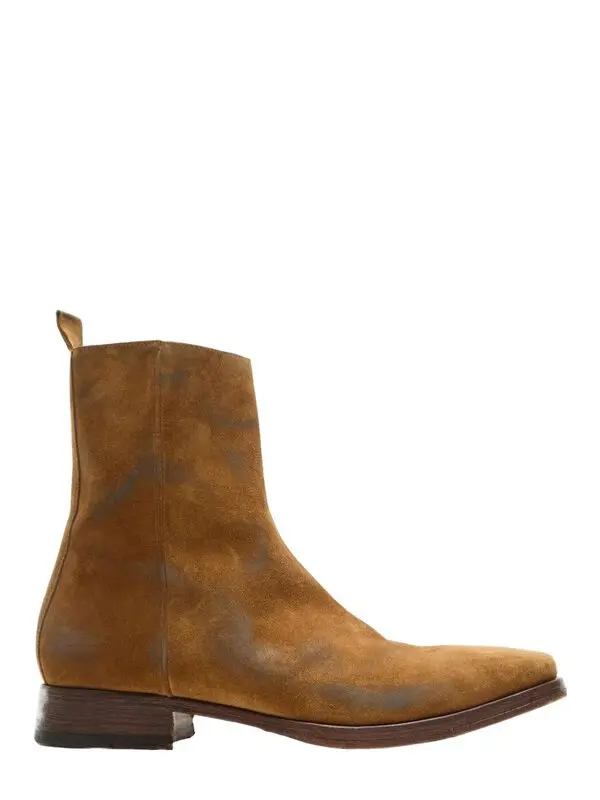 Acne Studios Suede Ankle Boots - Brown