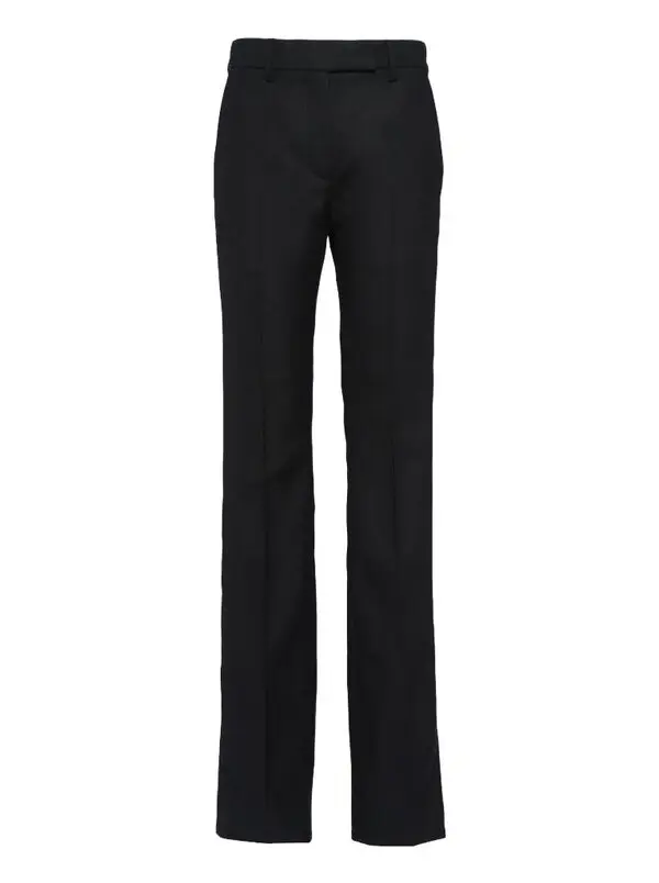 Prada Tailored Straight-leg Trousers - Black