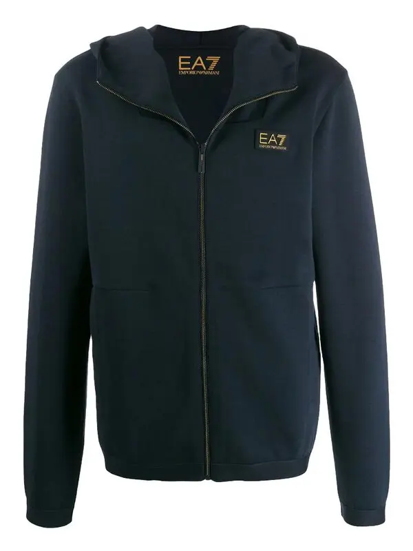 Emporio Armani Ea7 Patch Leisure Jacket - Black
