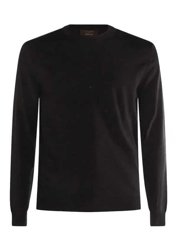 ZANONE Crewneck Long-sleeve Jumper - Black
