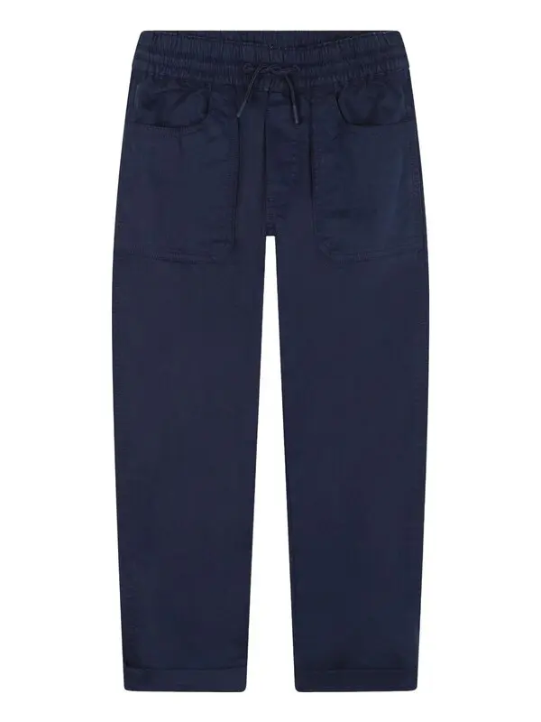 Kenzo Logo Embroidered Trousers - Black