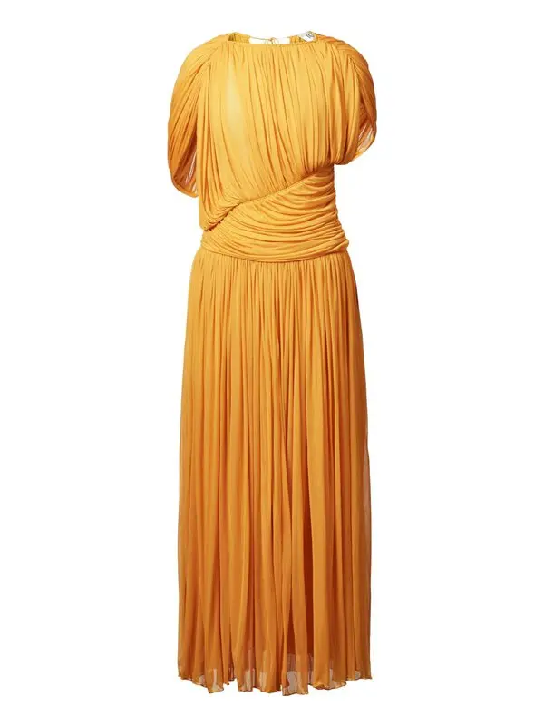 Tove Pleated Maxi Dress - Aureus