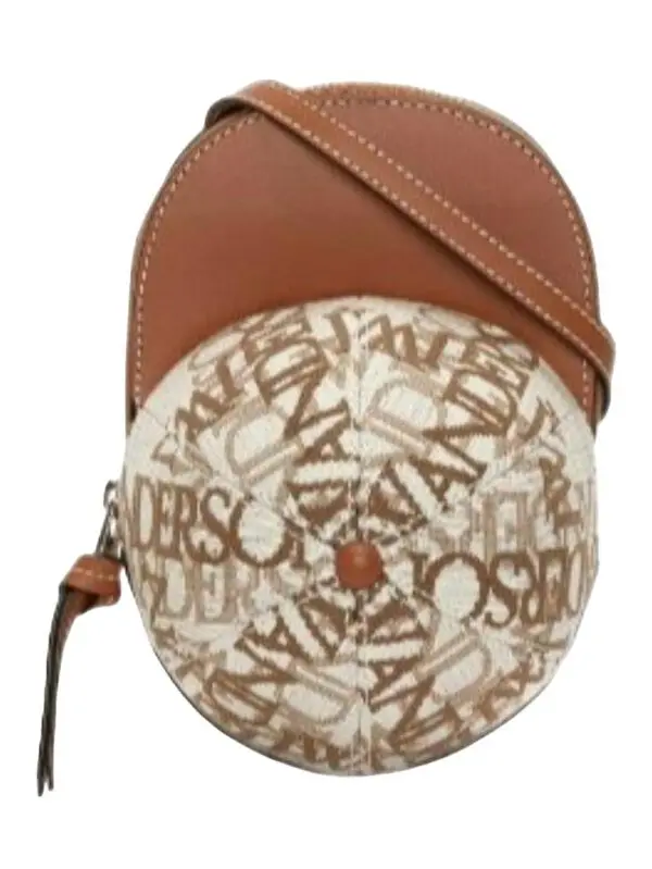 J.W.ANDERSON Jw Anderson Logo Jacquard Midi Cap Bag - Nude