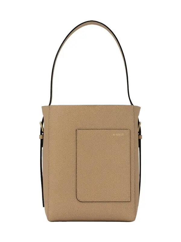 VALEXTRA Open Top Mini Bucket Bag - Cashmere