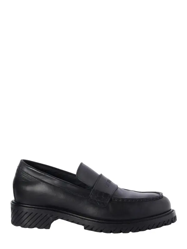 Off-White Military Slip-on Loafers - Black