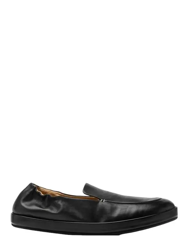 Marsèll Gathered Slip-on Loafers - Black
