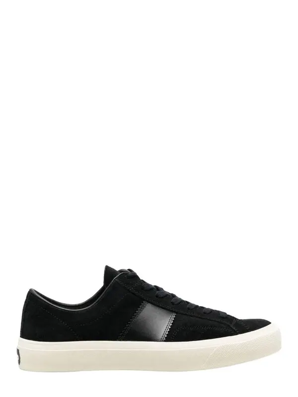 TOM FORD Logo Strap Casual Sneakers - Black