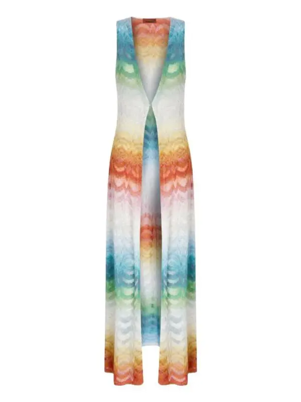 Missoni Long Gilet Cover-up - Multi-color