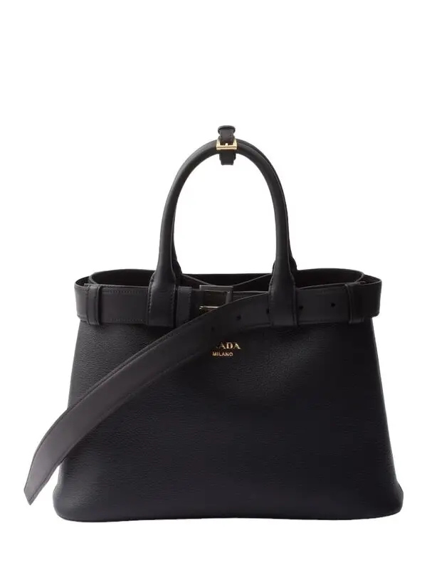 Prada Open-top Medium Handbag - Black