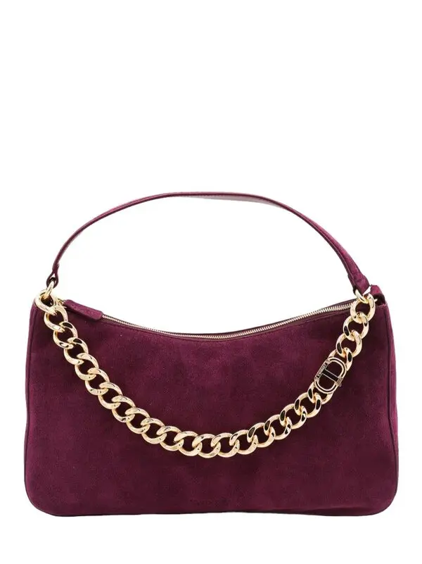 TWINSET Liliane Shoulder Bag With Chain Detail - Red