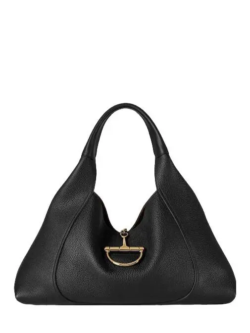 Gucci Softbit Maxi Shoulder Bag - Black