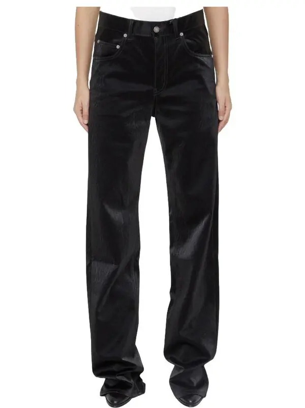 Saint Laurent Long Extreme Baggy Jeans - Black