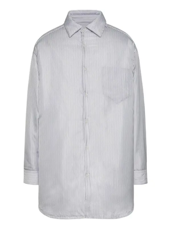 MAISON MARGIELA Padded Stripe Shirt - Blue