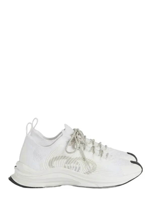 Gucci Run Lace-up Sneakers - White