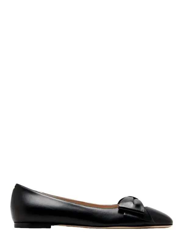 Valentino Garavani Bow Detail Ballet Flats - Black