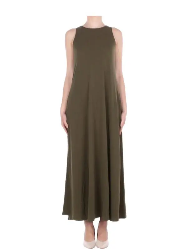 Max Mara Sleeveless Maxi Dress - Brown
