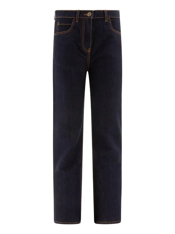 Etro Straight Leg Jeans - Black