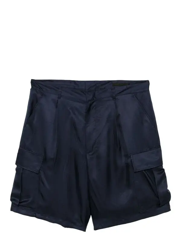 Prada Knee-length Cargo Shorts - Blue