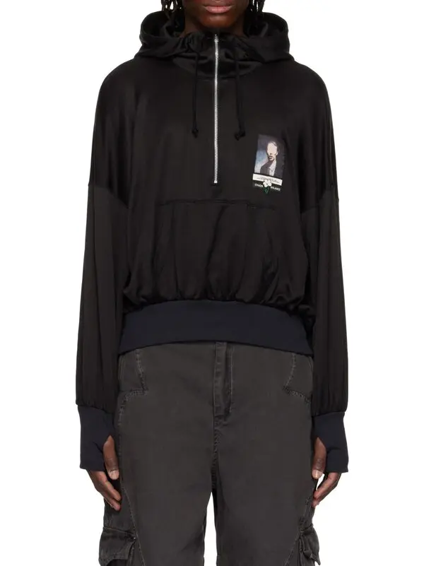 Undercover Long Sleeve Hoodie - Black