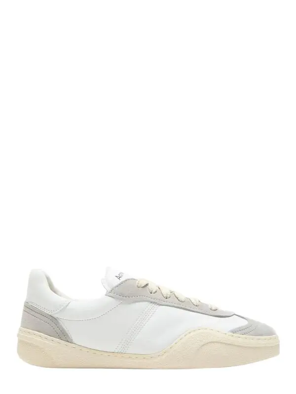 Acne Studios Panelled Lace-up Low-top Sneakers - White/white