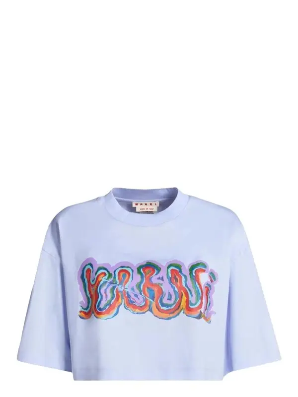Marni Printed T-shirt - Blue