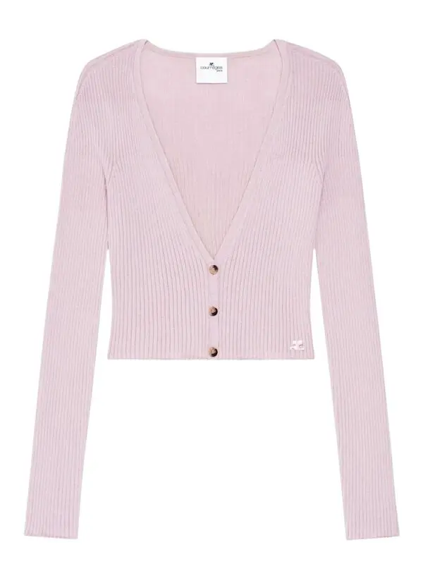 COURREGES Solar Cardigan - Pink