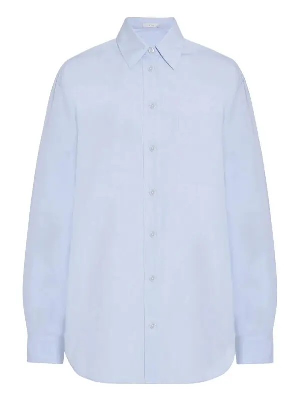 THE ROW Gavina Shirt - Light Sky Blue