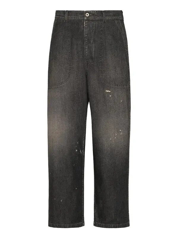 MAISON MARGIELA Distressed Denim Jeans - Black