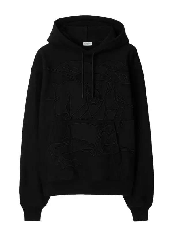 Burberry Oversized-fit Hoodie - Black