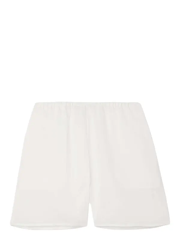 TOTEME Elasticated-waistband Shorts - White