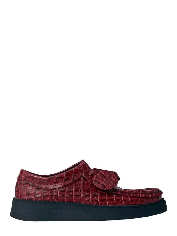 Martine Rose Clarks X Torview Lace-up Shoes - Burgundy