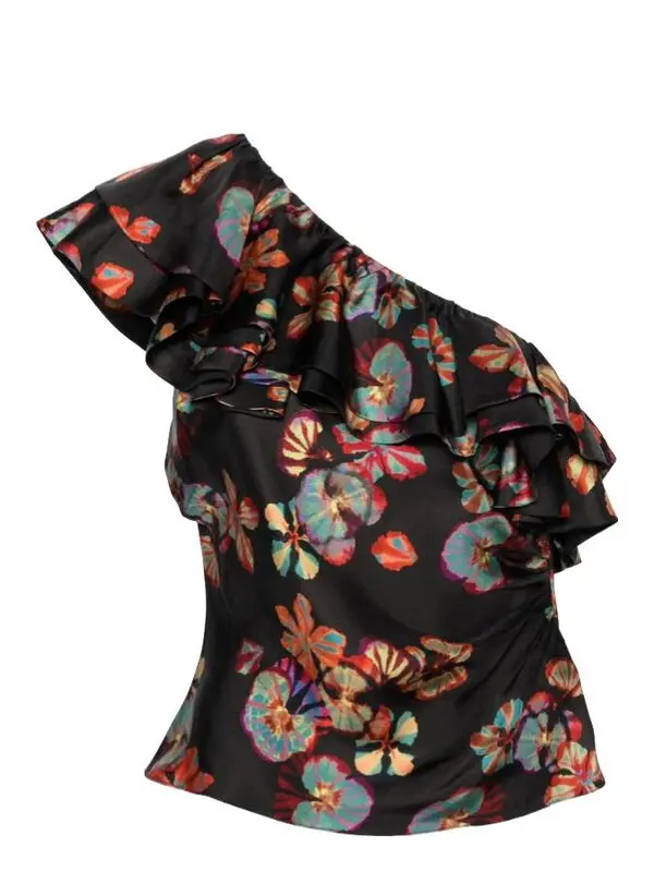 Ulla Johnson One-shoulder Vest With Ruffled Details - No
