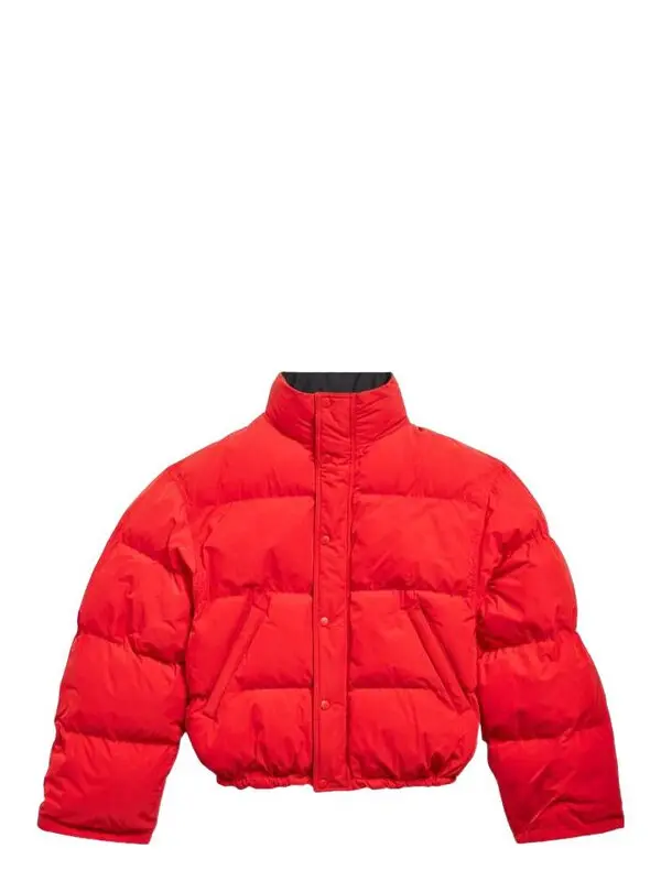 Balenciaga Reversible Puffer Jacket - Red Black