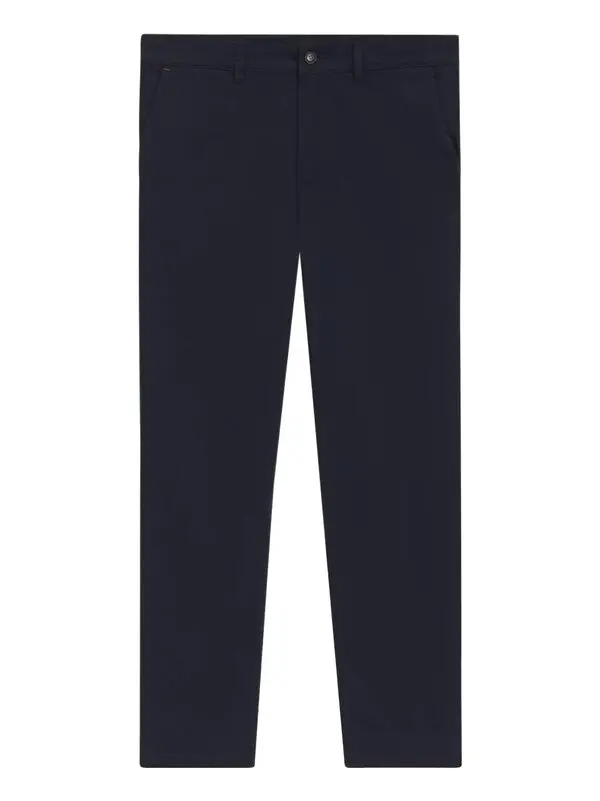 Hugo Boss Tailored Trousers With Belt Loops - Dark Blue