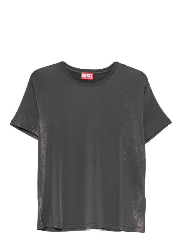 DIESEL® Round Neck Short Sleeve T-shirt - Grey