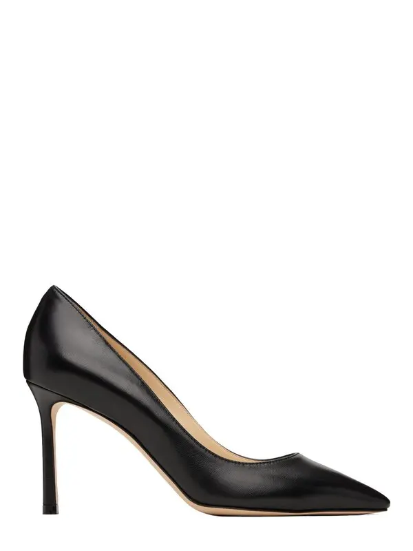 JIMMY CHOO Pointed Toe Stiletto High Heel Pumps - Black