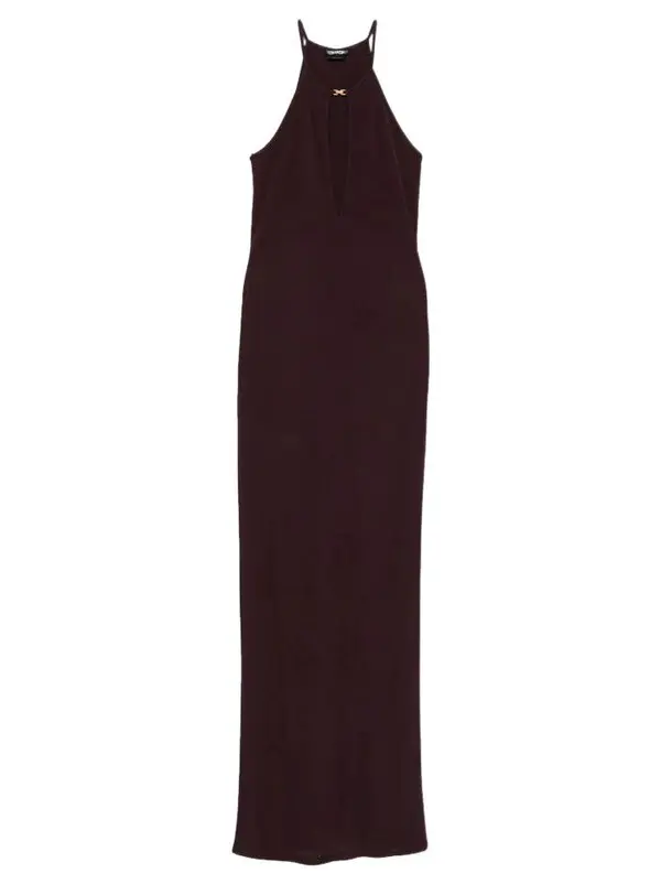 TOM FORD Halterneck Maxi Gown - Black
