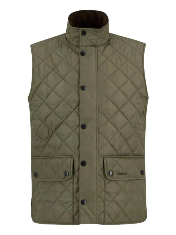 Barbour Quilted Gilet - Gray Olive