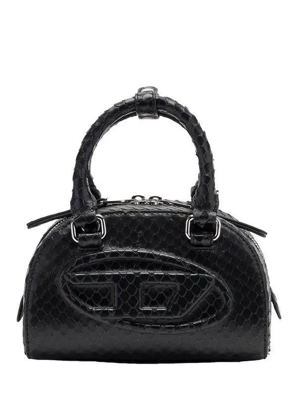 DIESEL® 1dr Dome Mini Bowling Bag - Black