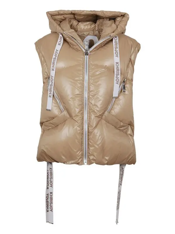 Khrisjoy Sleeveless Down Jacket - Nude